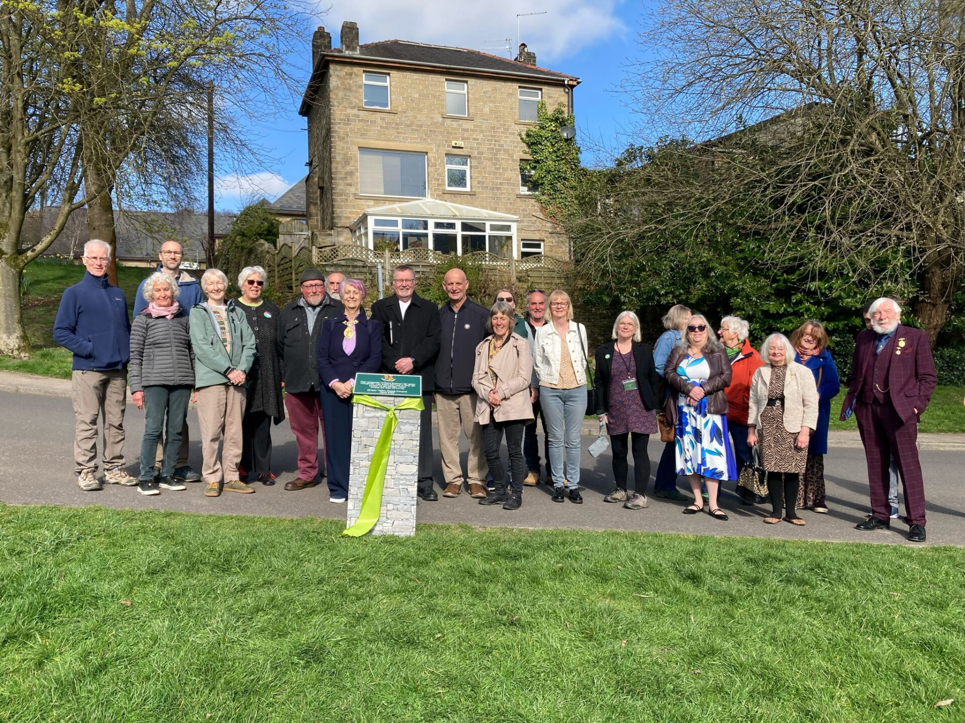 Community Spirit Honoured with Memorial Orchard and Garden in the Holme ...